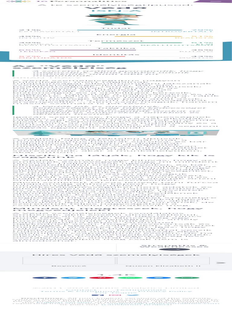 16 Personalities | PDF