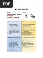 Call Flow - Script On Handling Guest Complain in The Hotel | PDF