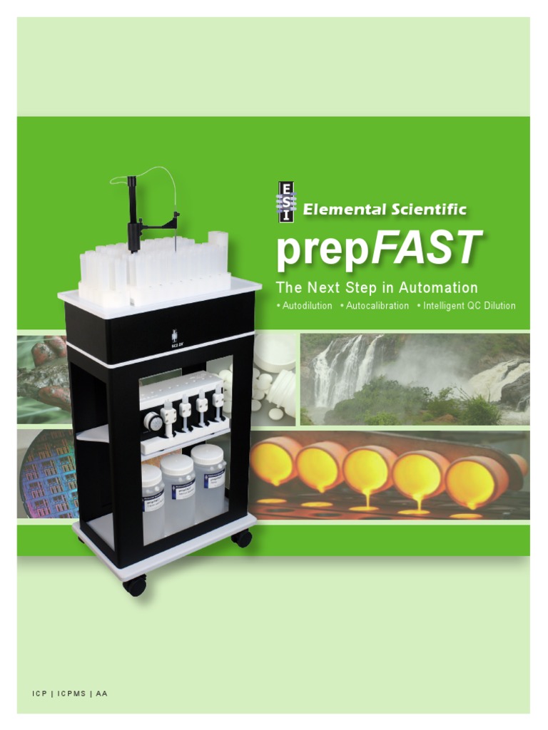 Prepfast: Elemental Scientific | PDF | Automation | Syringe