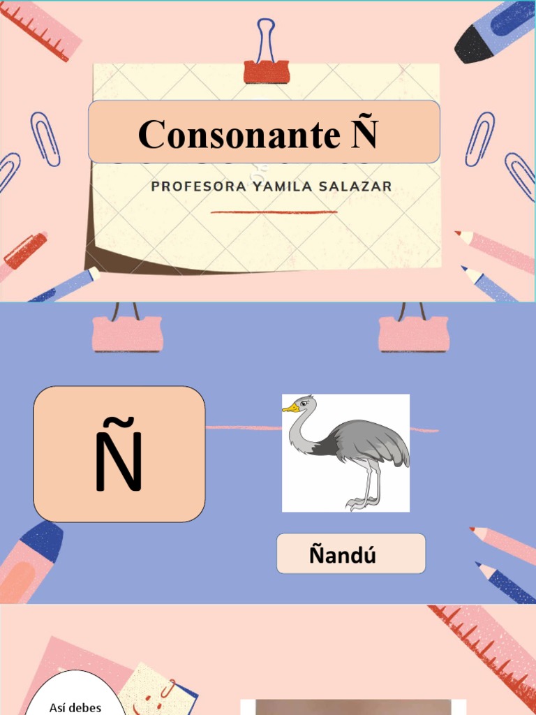 Consonante Ñ | PDF