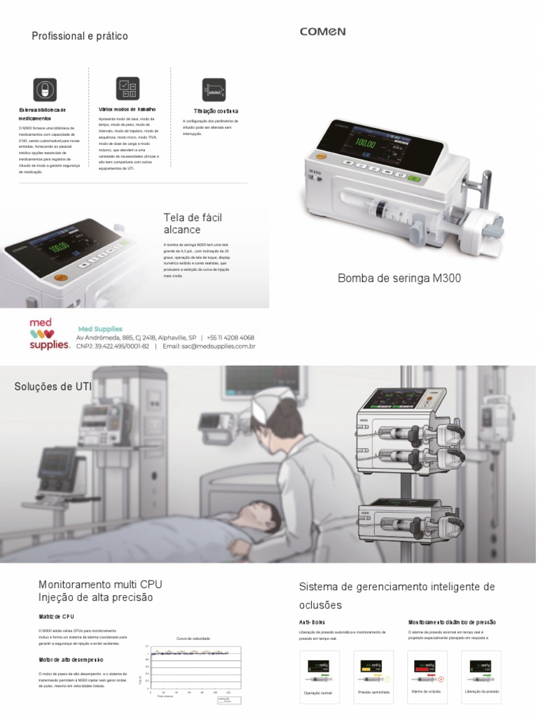 Bomba de Seringa Comen M300 | PDF