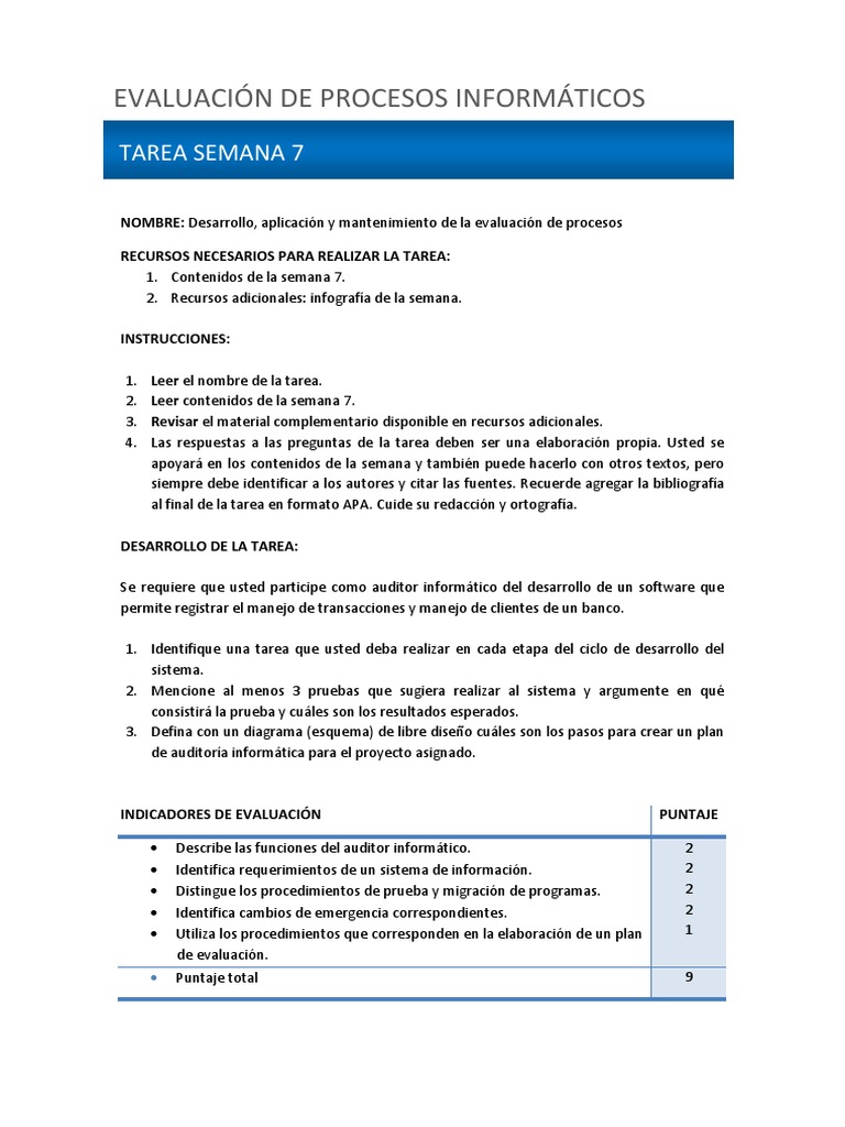 Tarea Semana 7 V3 Iacc | PDF