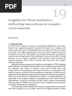 WFP Logistic PDF | PDF | World Food Programme | Logistics