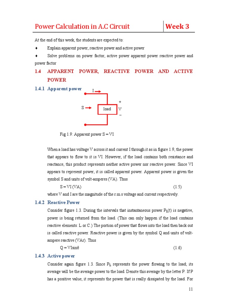 EEC 249 Electric Circuit 2 THEORY - Unesco2 | PDF | Ac Power | Force