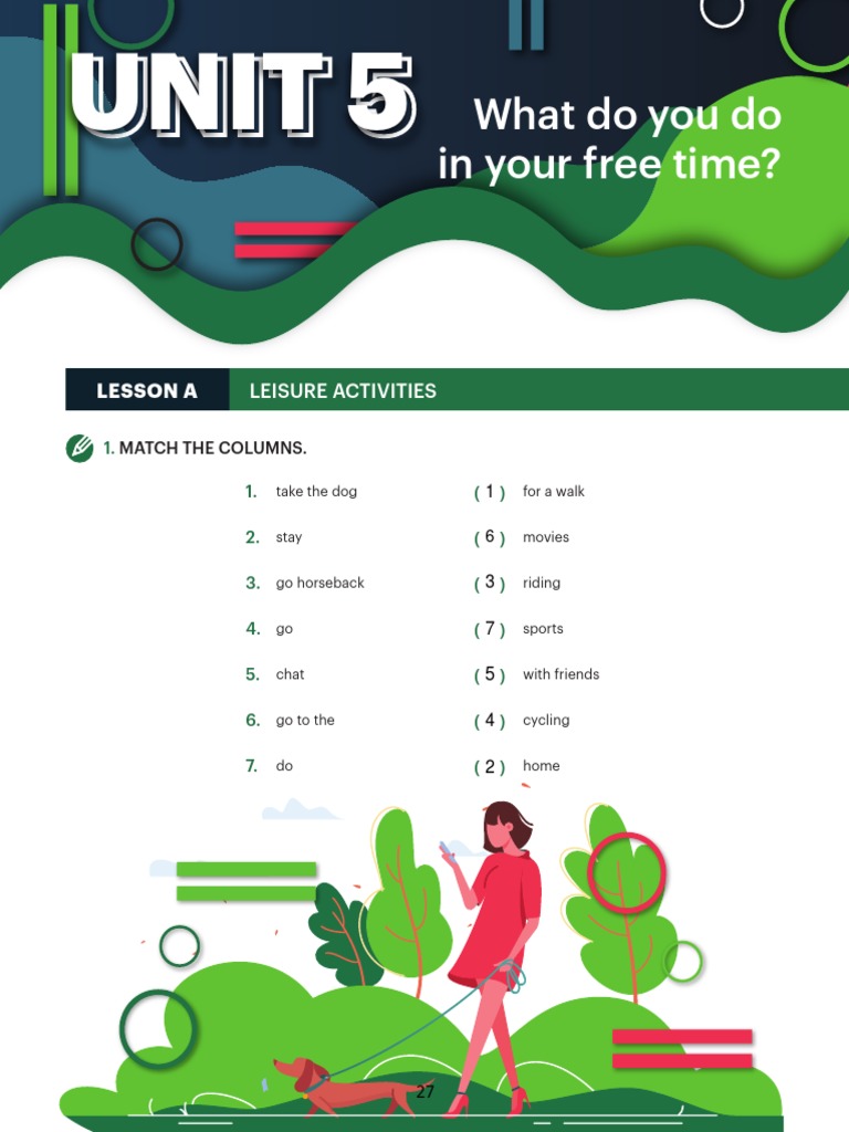 What Do You Do in Your Free Time?: Lesson A | Descargar gratis PDF | Language Families ...