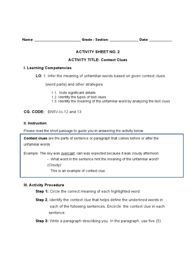 (Word Parts) and Other Strategies | PDF