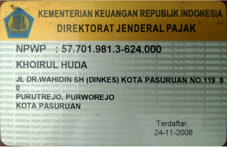 Kartu NPWP | PDF