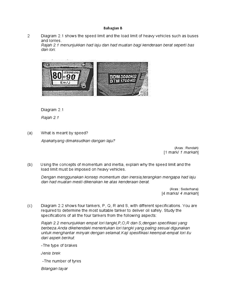 Had Laju & Muatan Kenderaan Berat | PDF