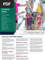 Red Cross Swim Levels | PDF | Individual Sports | Athletic Sports