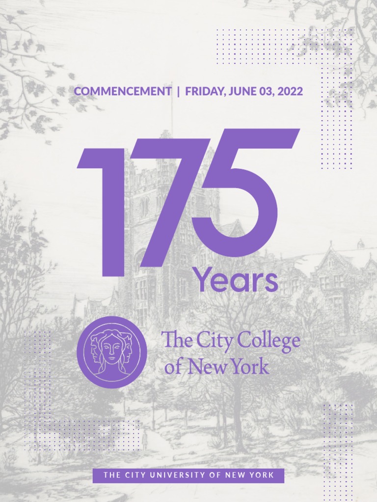 CCNY Commencement 2022 | PDF