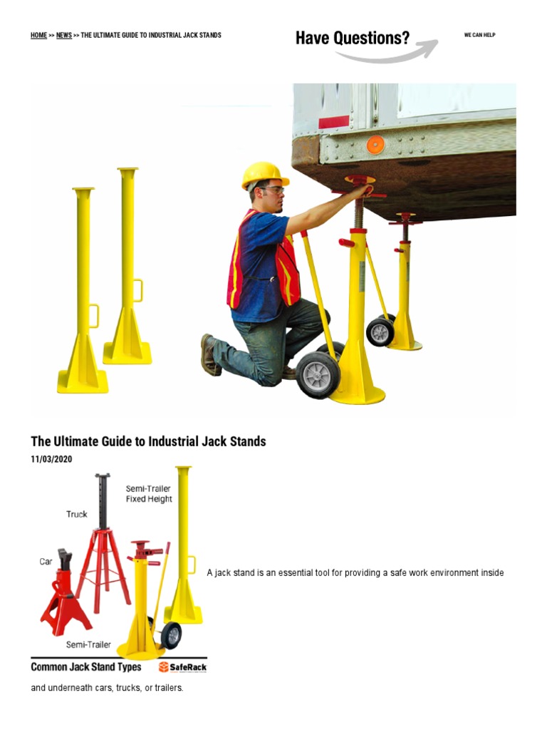 NORMAS_JACK_STAND_The Ultimate Guide to Industrial Jack Stands ...