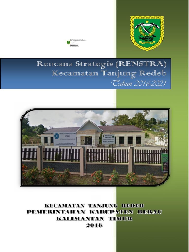 Rencana Strategis Kecamatan Tanjung Redeb 2016-2021 | PDF