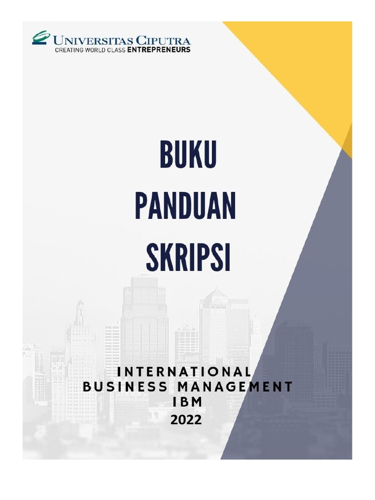 Panduan Skripsi PANDUAN