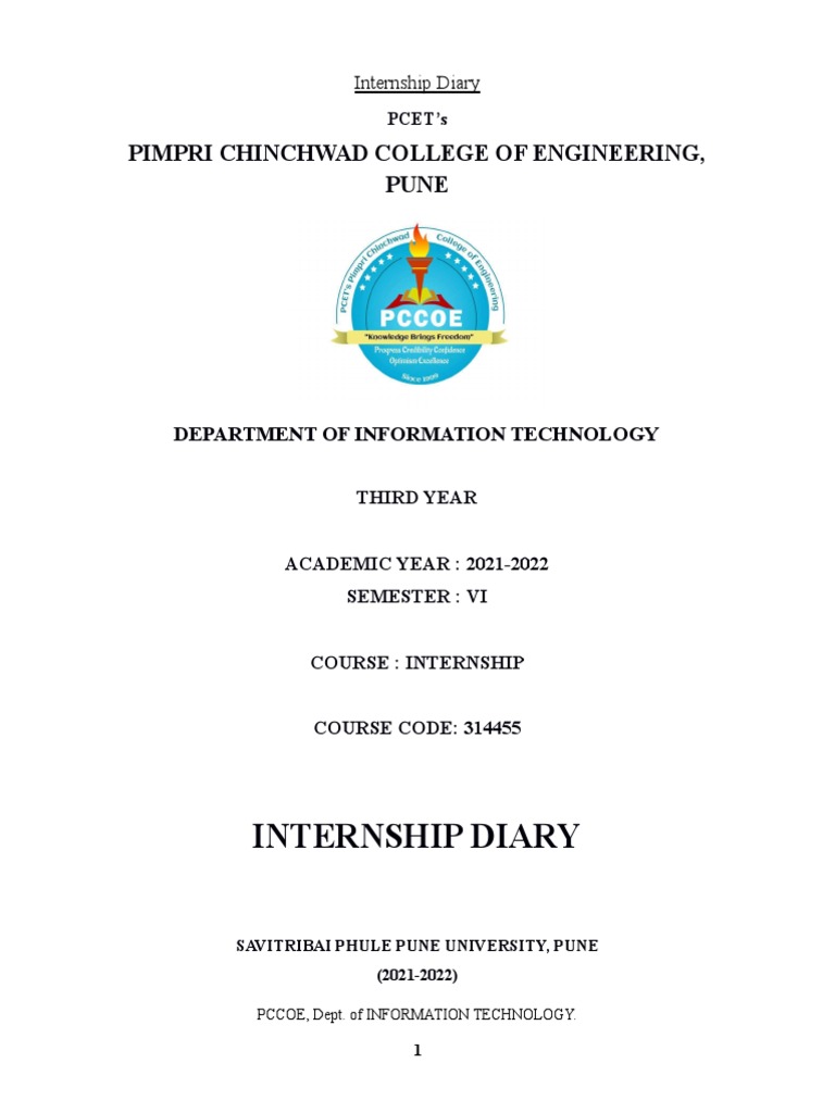Internship Diary - Format | PDF | Information Age | Communication