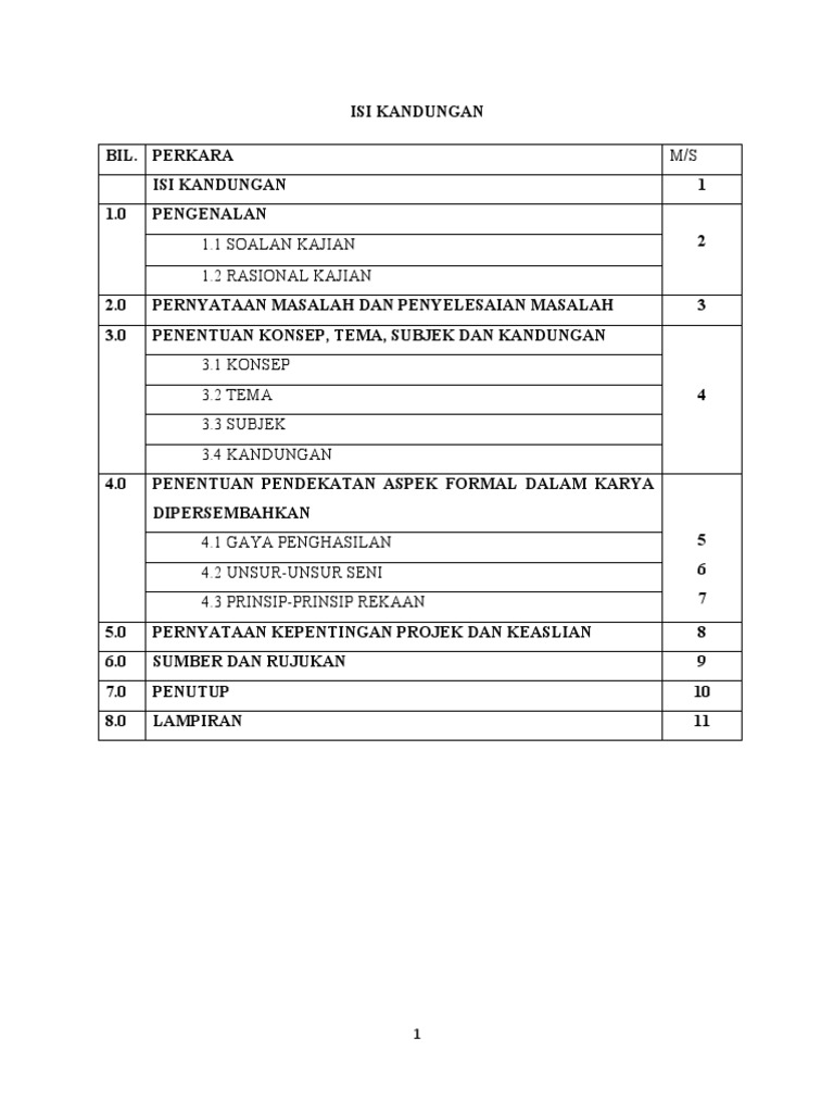 Proposal Seni Visual Sem3 | PDF | Karier & Perkembangan | Sains & Matematika