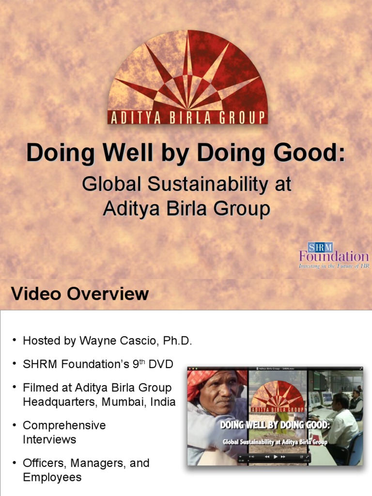 Doing Well by Doing Good | PDF | Sustainability | Corporate Social ...