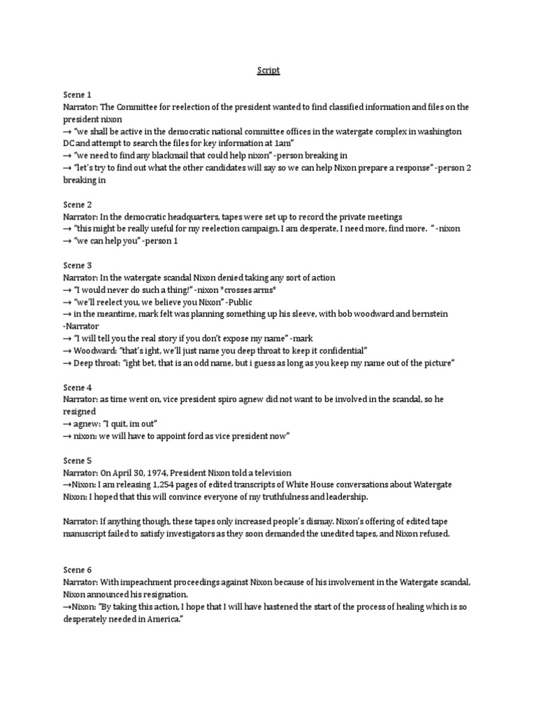 vanessa cordova - richard nixon and the watergate scandal | PDF