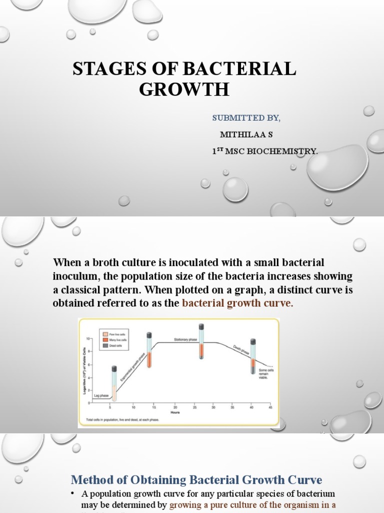 Stages of Bacterial Growth | Download Free PDF | Bacteria | Organisms