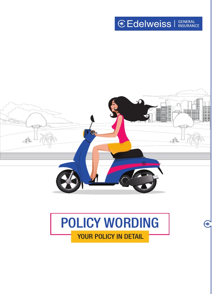 Two Wheeler Package Insurance With Add On by Edelweiss GI | PDF ...