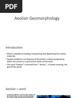 Aeolian Processes and Landforms | PDF | Dune | Erosion
