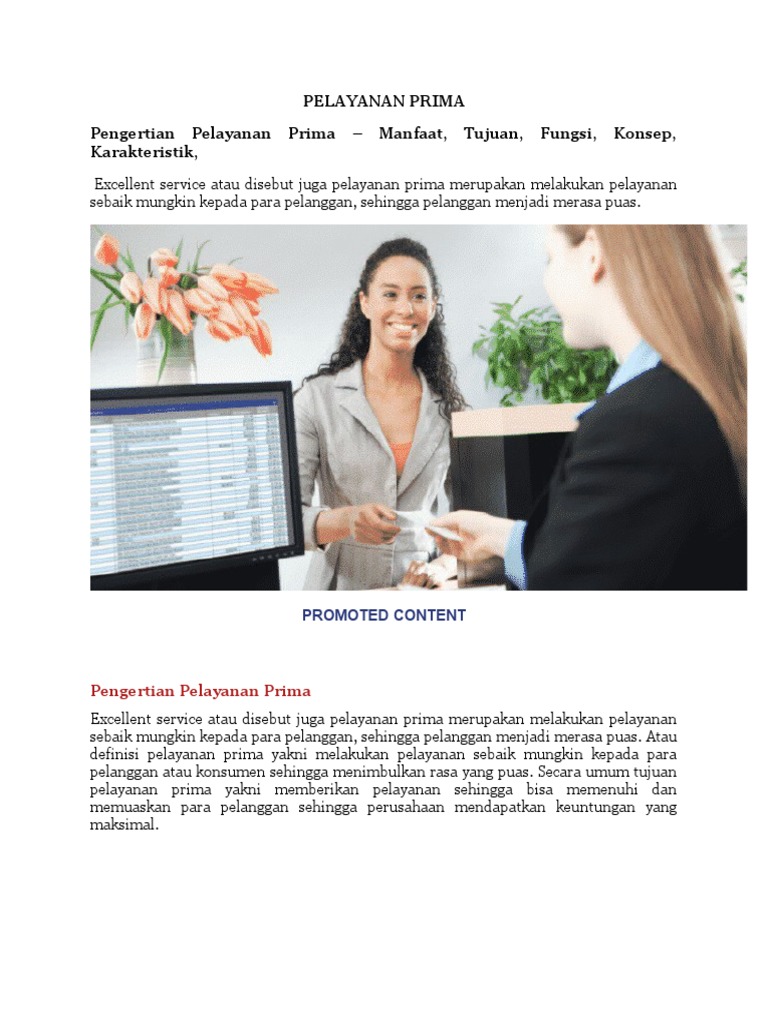 Pelayanan Prima | PDF