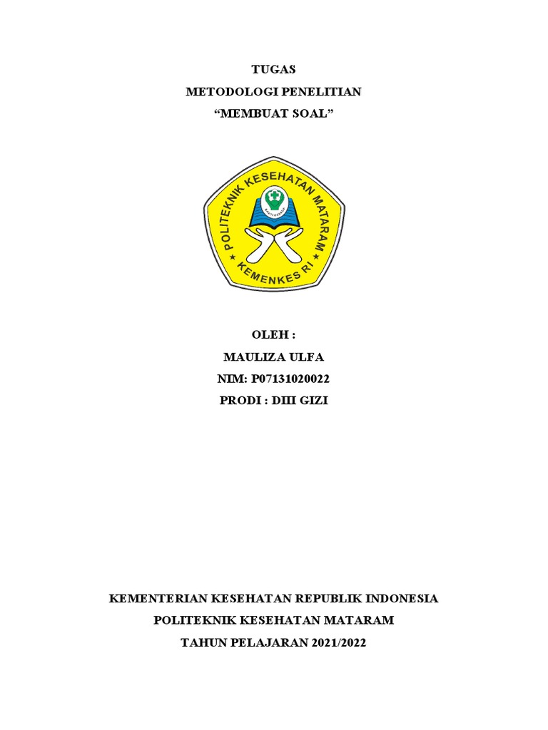 21 - MAULIZA ULFA - Membuat Soal METLIT | PDF