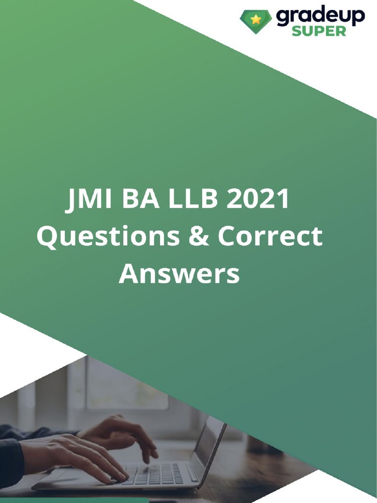 Jmi Ba LLB Question Paper 2021 31 | PDF | Government | Justice