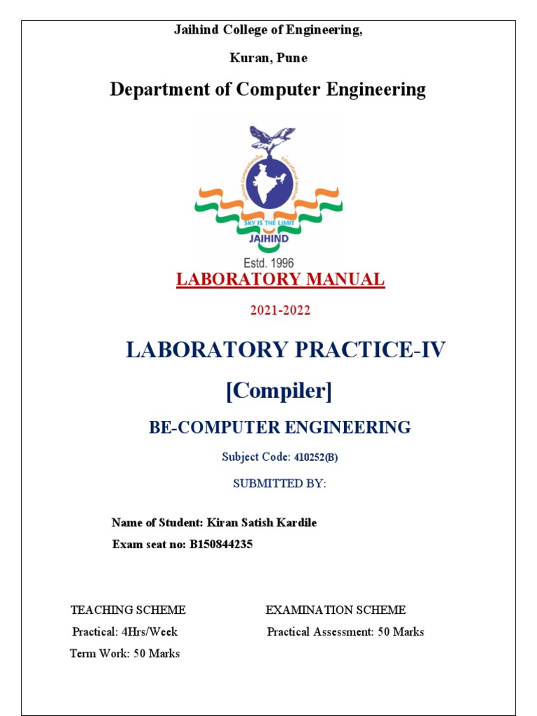 Compiler Manual Pdf Parsing Compiler