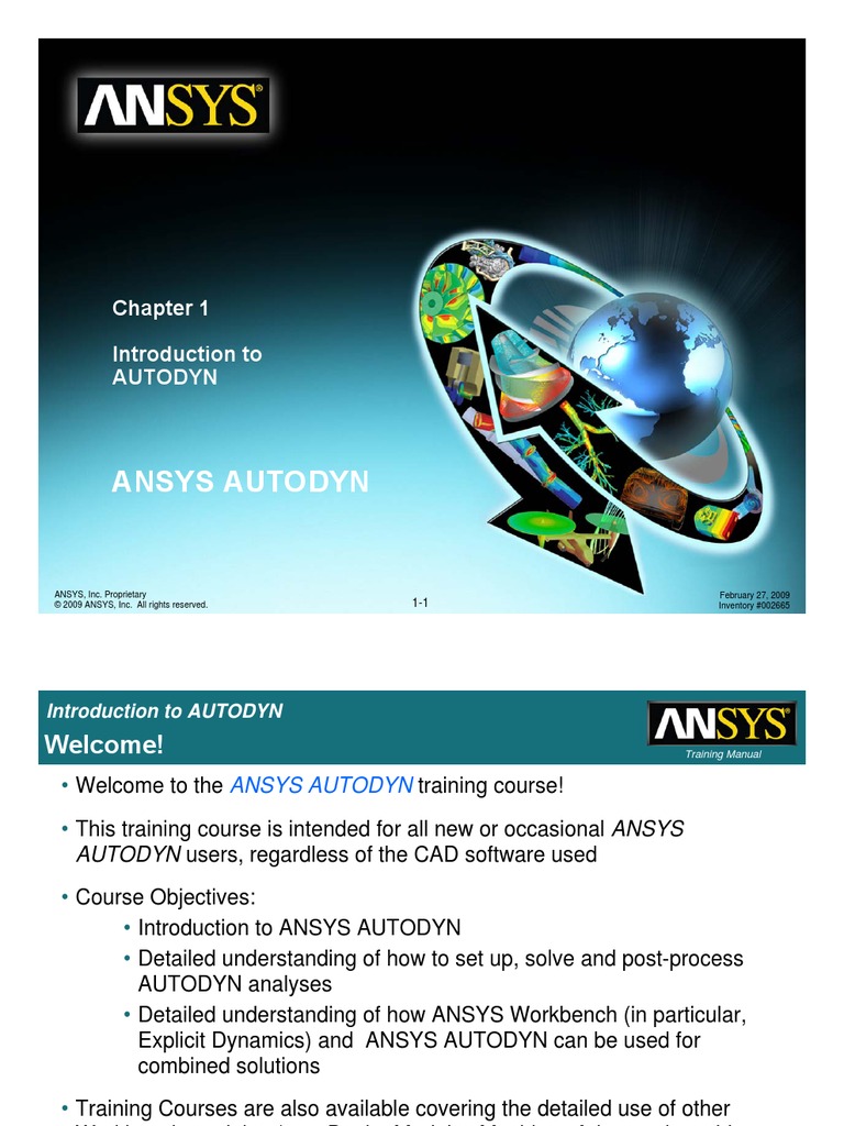 Intro To Autodyn | PDF | Continuum Mechanics | Mechanics