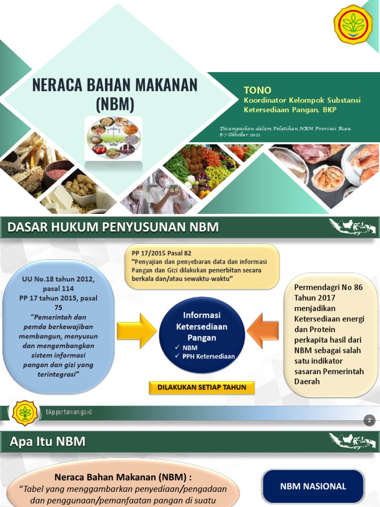 Neraca Bahan Makanan: Metode dan Tujuan | PDF
