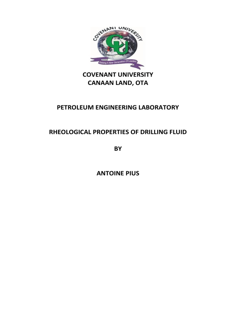 Experiment On Rheological Properties of A Drilling Fluid | PDF ...