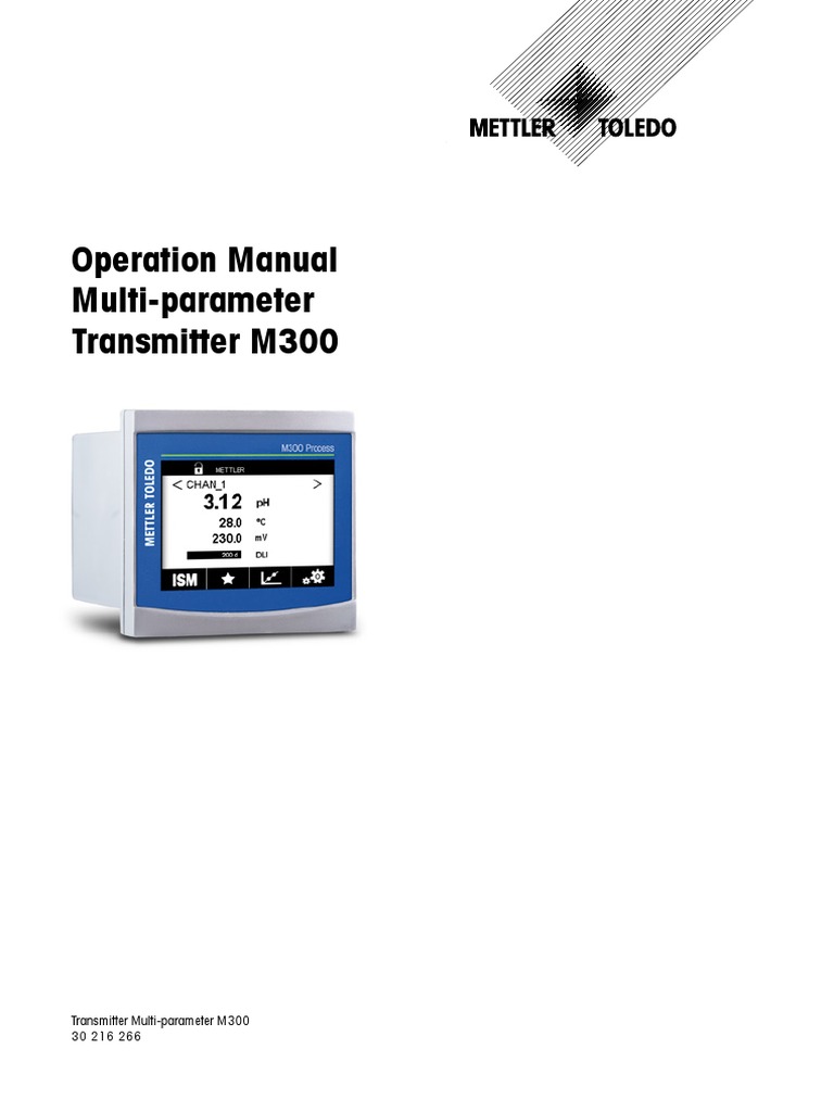 Operation Manual Multi-Parameter Transmitter M300 | PDF | Relay | Menu ...