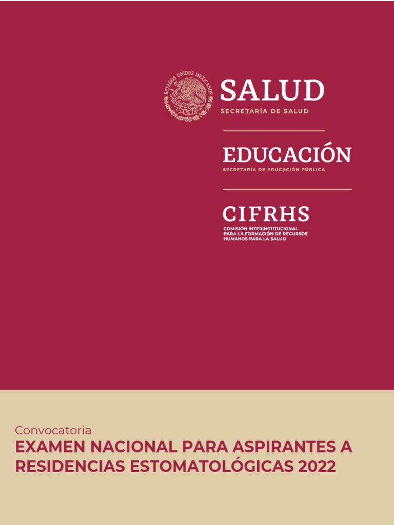 ENARE Convocatoria 2022 | PDF | Prueba (evaluación)