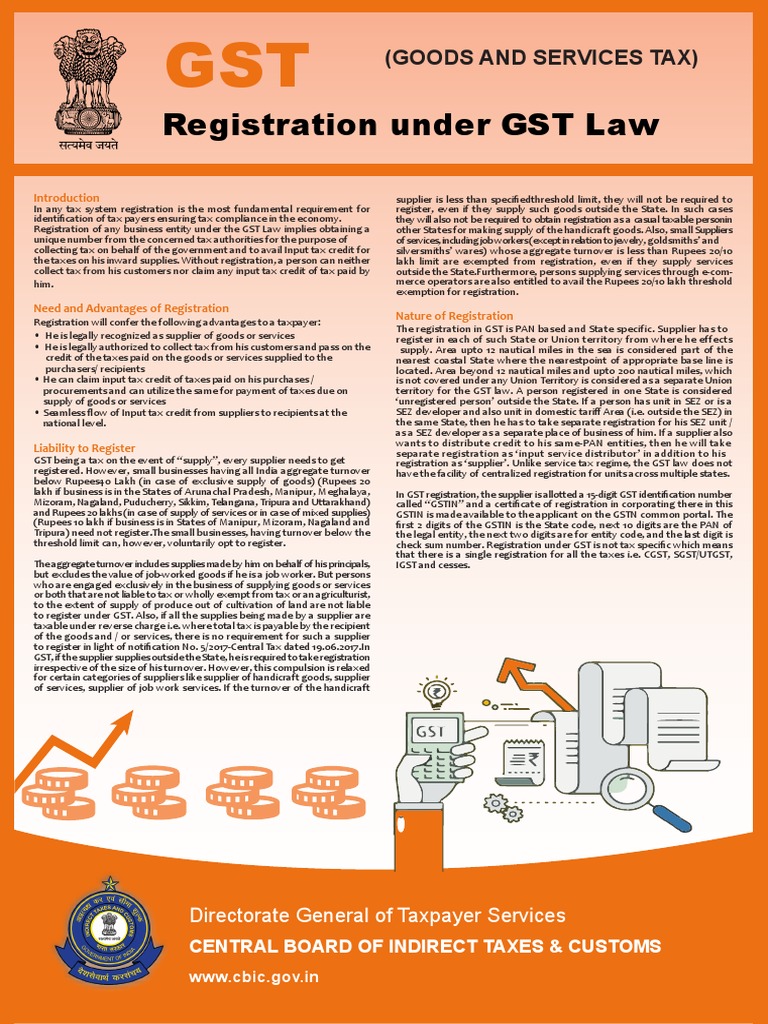 GST Registration Guide 2023 | PDF | Value Added Tax | Taxes