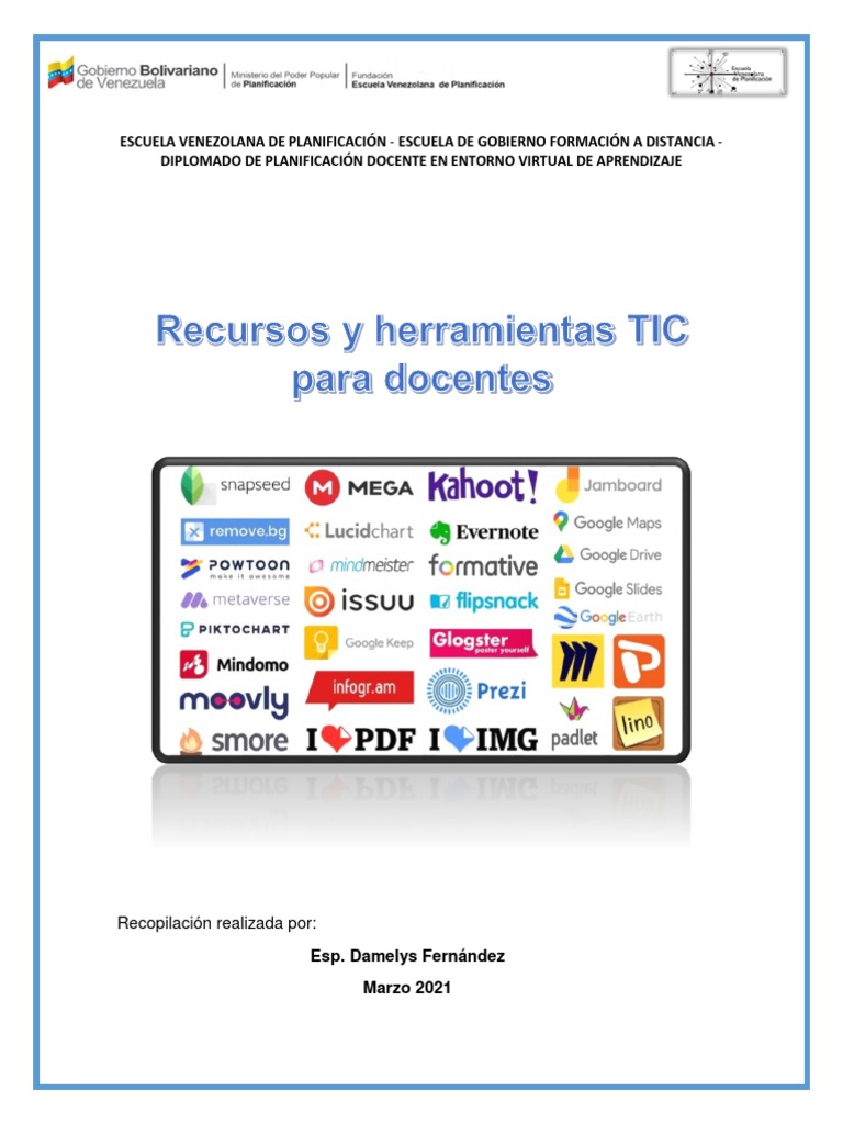 Herramientas y Recursos TIC para Docentes | PDF | Software | Software ...