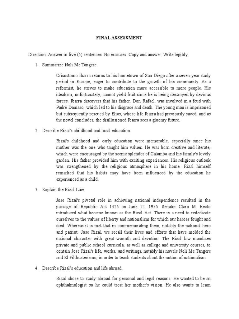 Final Assessment | PDF