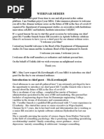 Anchoring Script For Seminar | PDF | Business | Economies