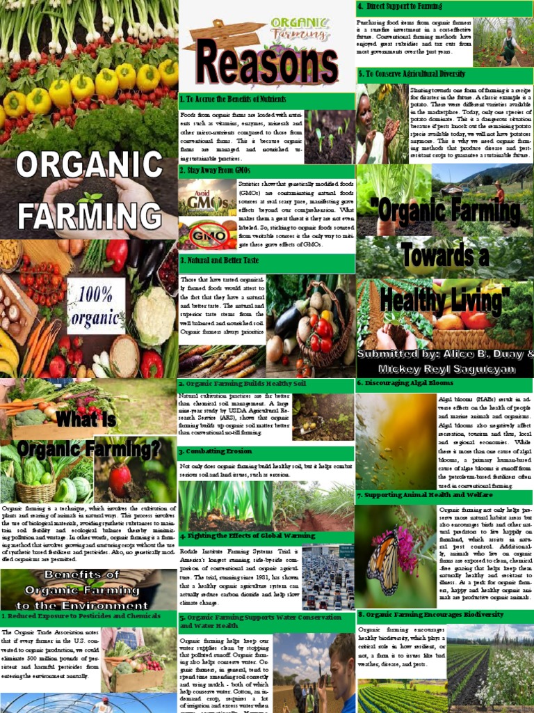 Organic Farming Brochure | PDF | Agriculture | Organic Farming