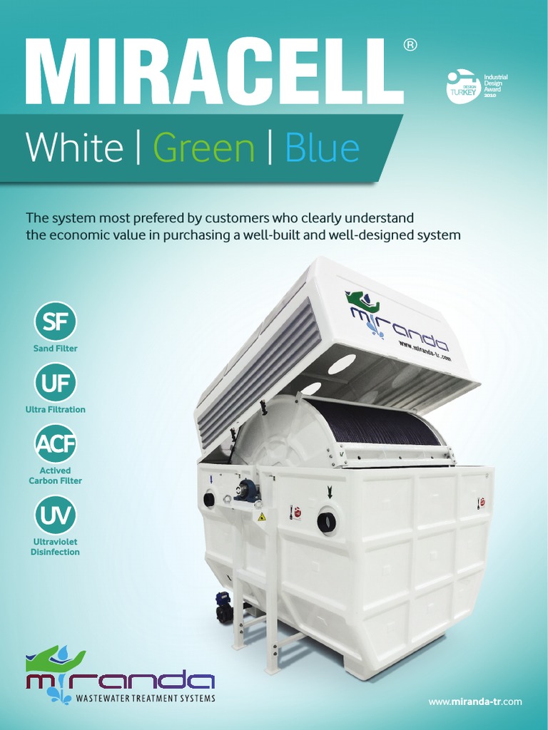 Miranda-Miracell-new | PDF | Sewage Treatment | Water And The Environment