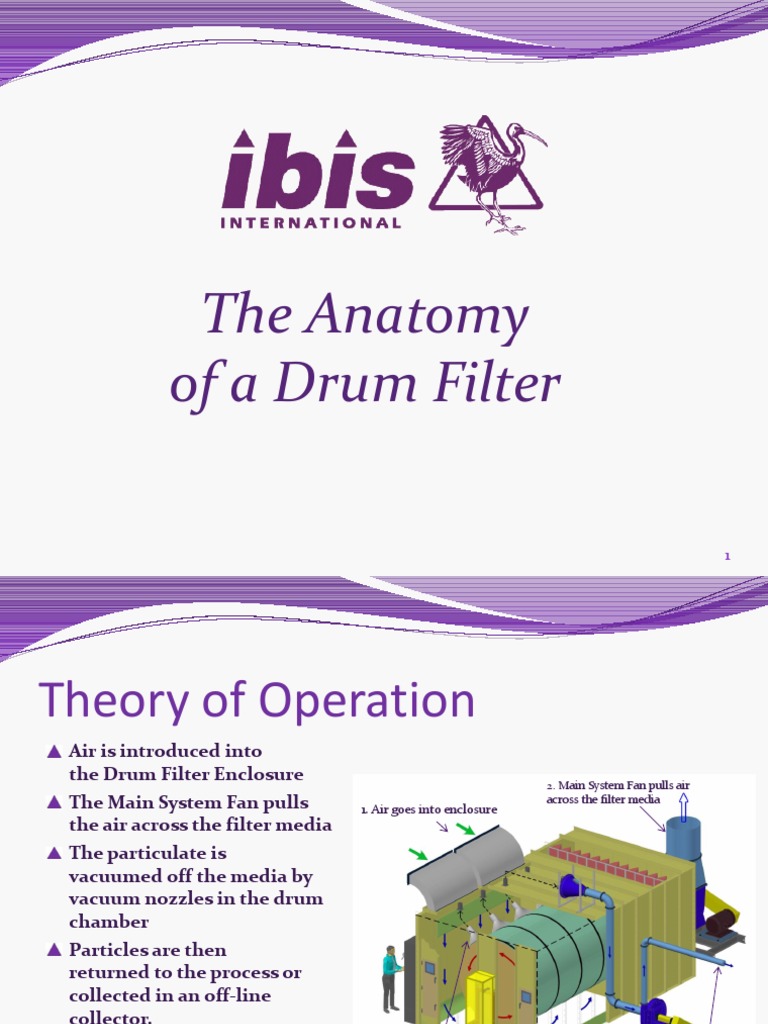 The Anatomy of A Drum Filter | PDF | Valve | Filtration