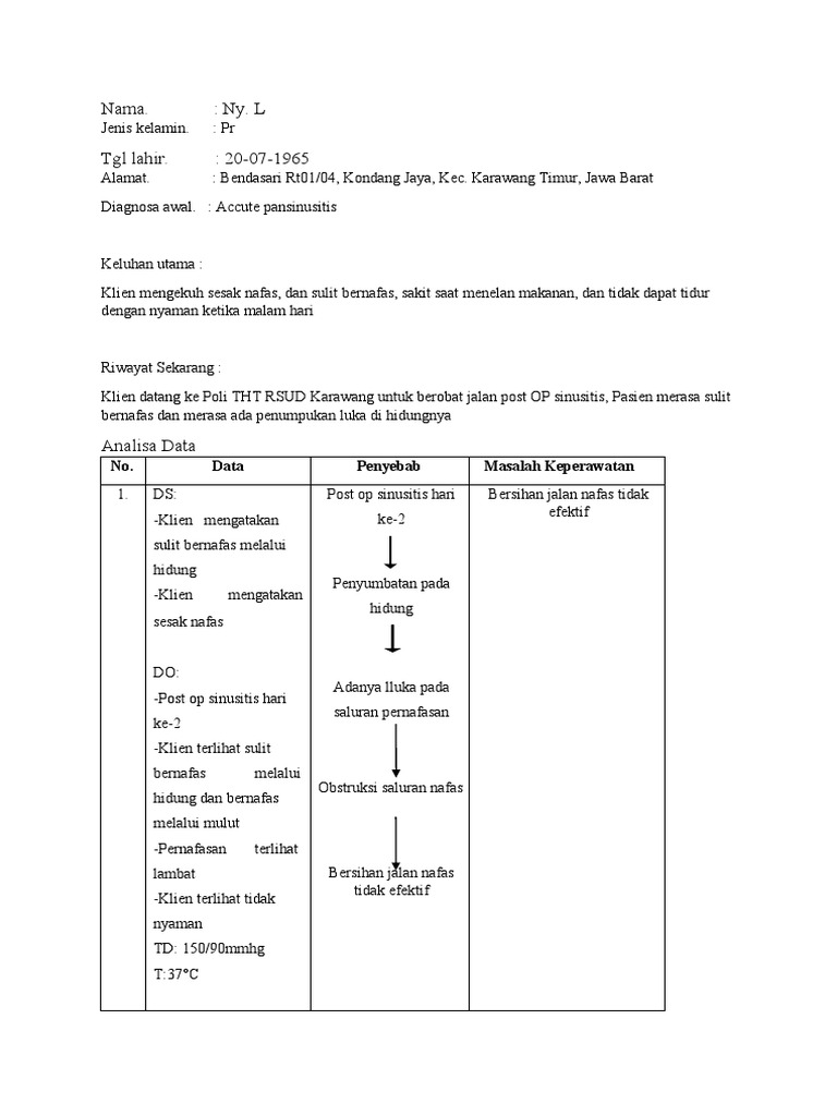 Kasus Resume Pli THT | PDF