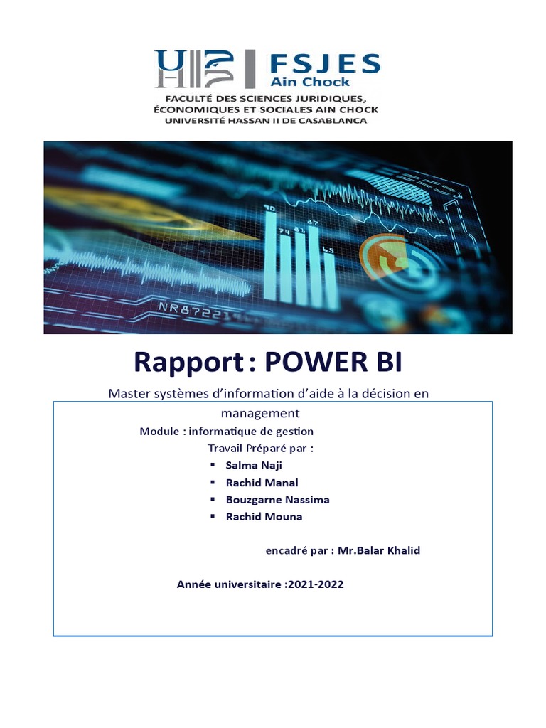 Rapport Power BI | PDF | Microsoft Excel | Informatique décisionnelle