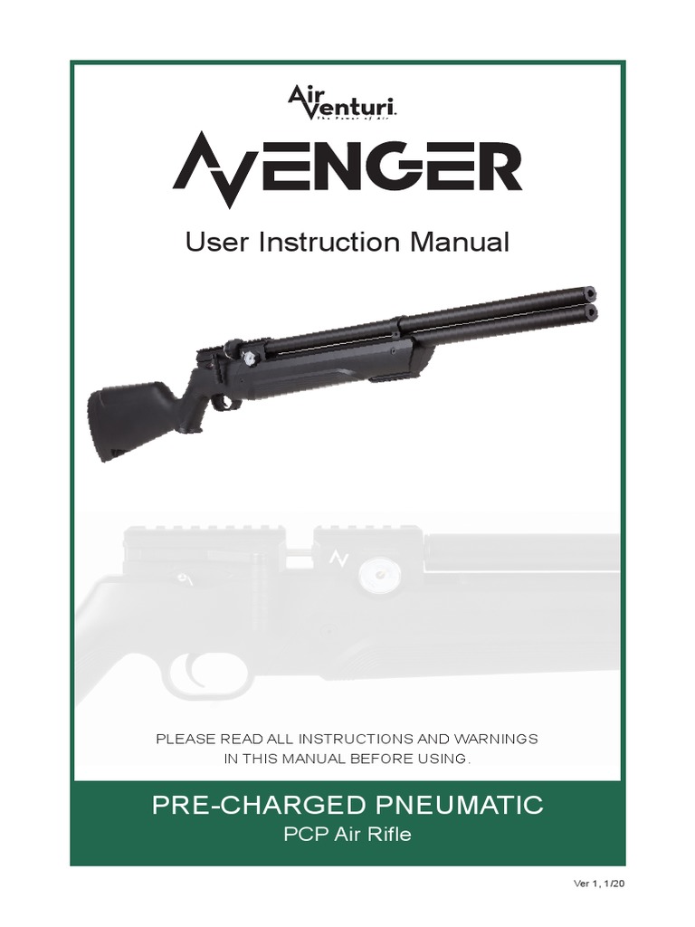User Instruction Manual: Pre-Charged Pneumatic | PDF | Gun Barrel | Rifle