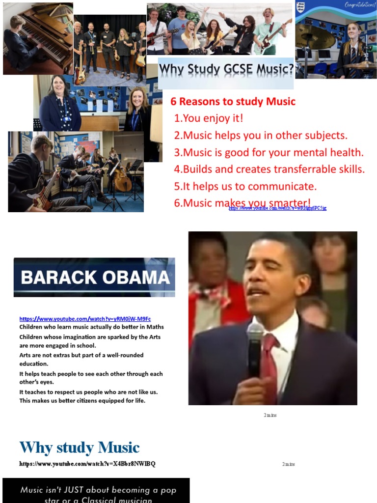 Why Study Music | PDF | Communication | Nonverbal Communication