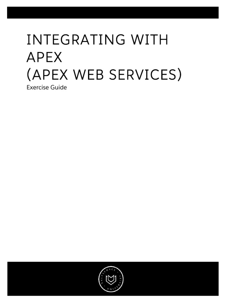 Apex Web Services Exercise Guide | PDF | World Wide Web | Internet & Web
