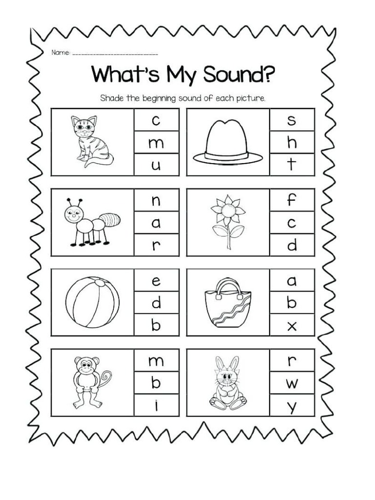 Free Printable Vowel Digraph Worksheets Kindergarten Phonics | PDF