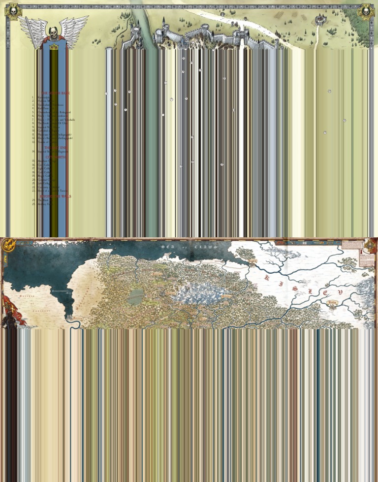 WFRP 4 - The Imperial Zoo - Endpapers | PDF