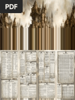 WFRP 4e Character Sheet | PDF | Spreadsheet