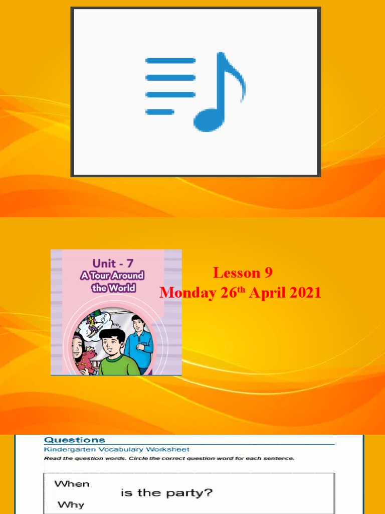 Unit 7 Lesson 9 | PDF