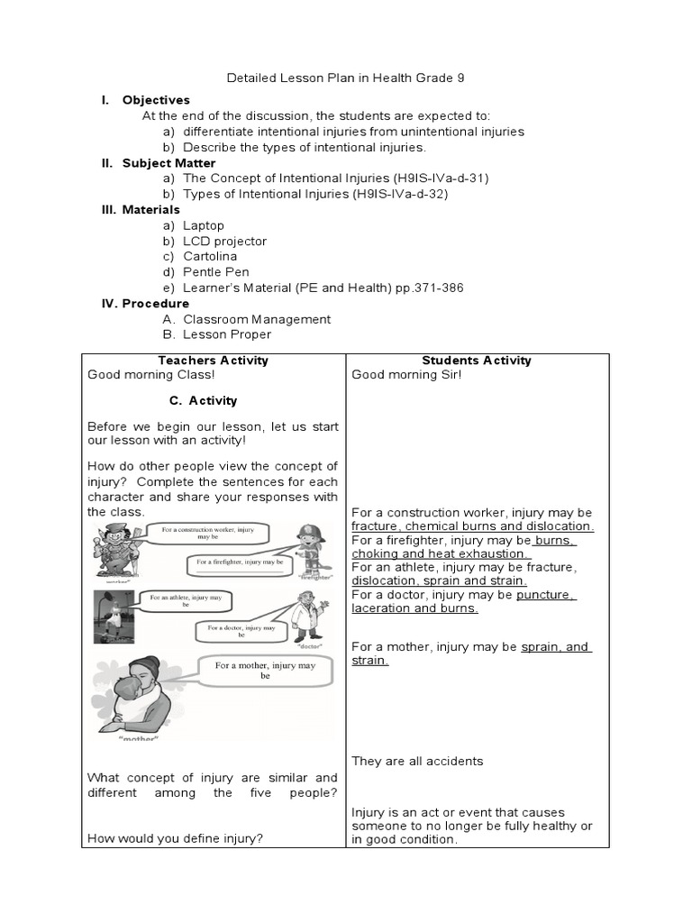 Detailed Lesson Plan | Download Free PDF | Bullying | Sexual Intercourse